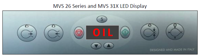 MVS 31X Tabletop LED Display Oil Alarm Code Reset – Minipack America